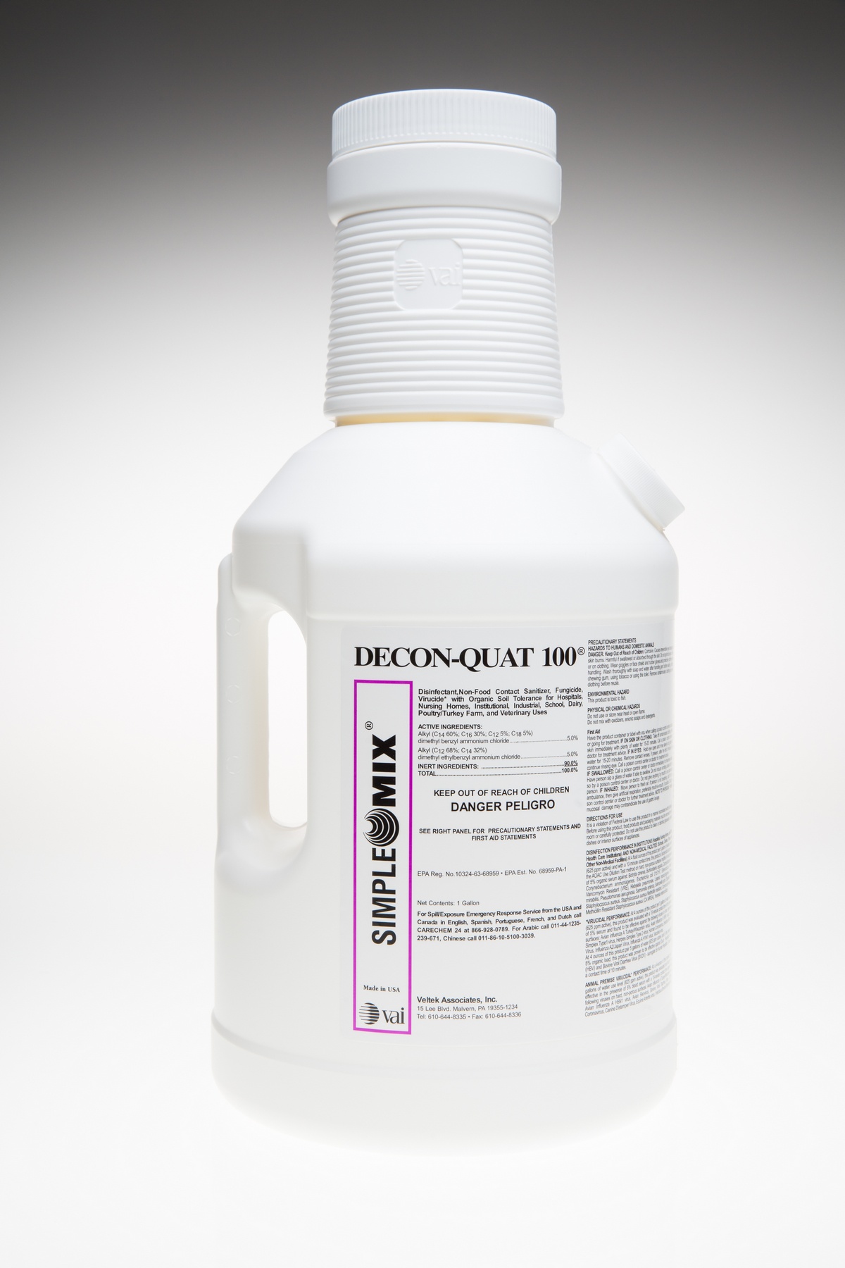 DECON-QUAT 100 Veltek Associates, Inc.
