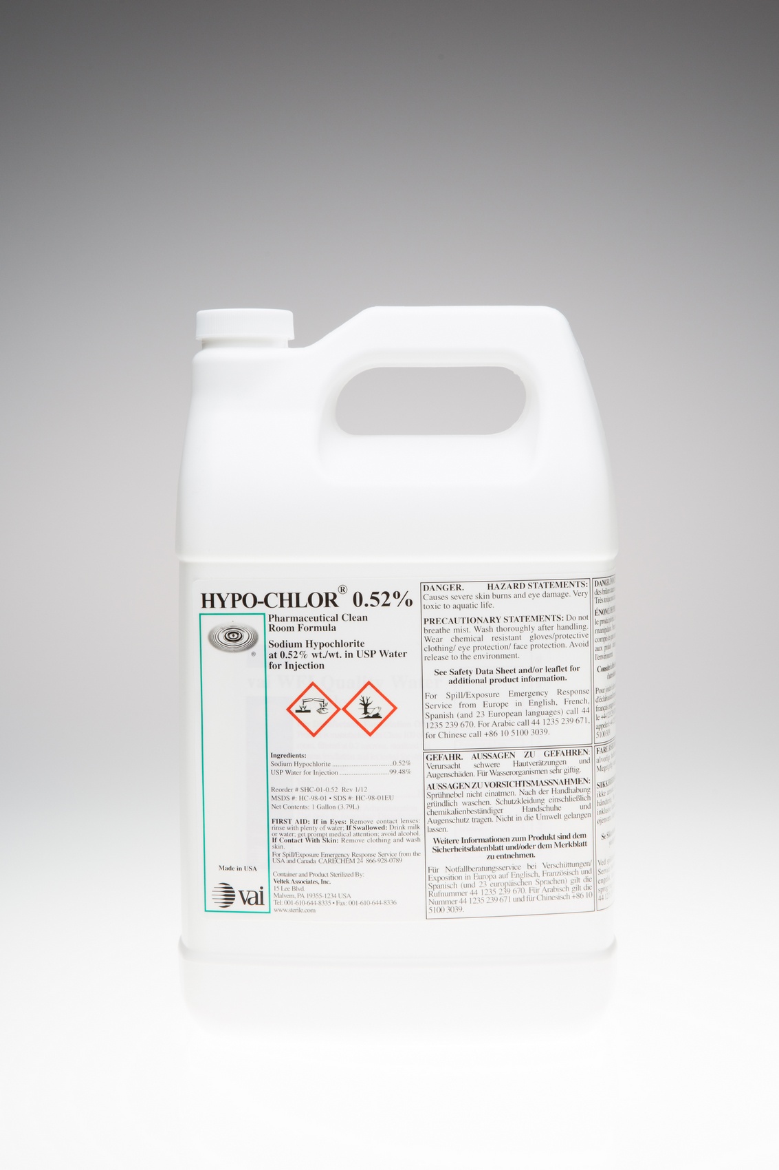 HYPO-CHLOR 0.52% Veltek Associates, Inc.