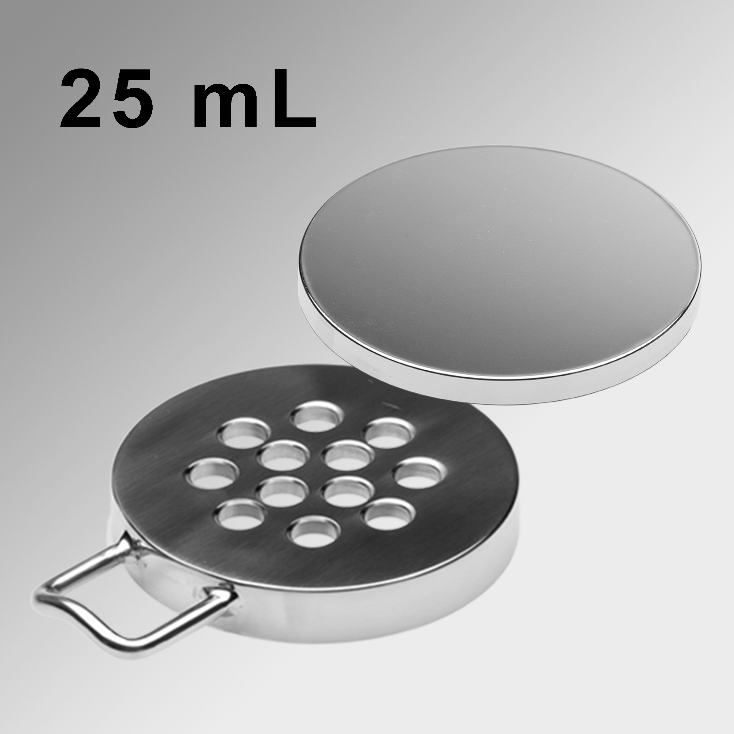 SMA Atrium Top Only - 1/2'' Sieves, 25 mL Fill, Handle Veltek ...