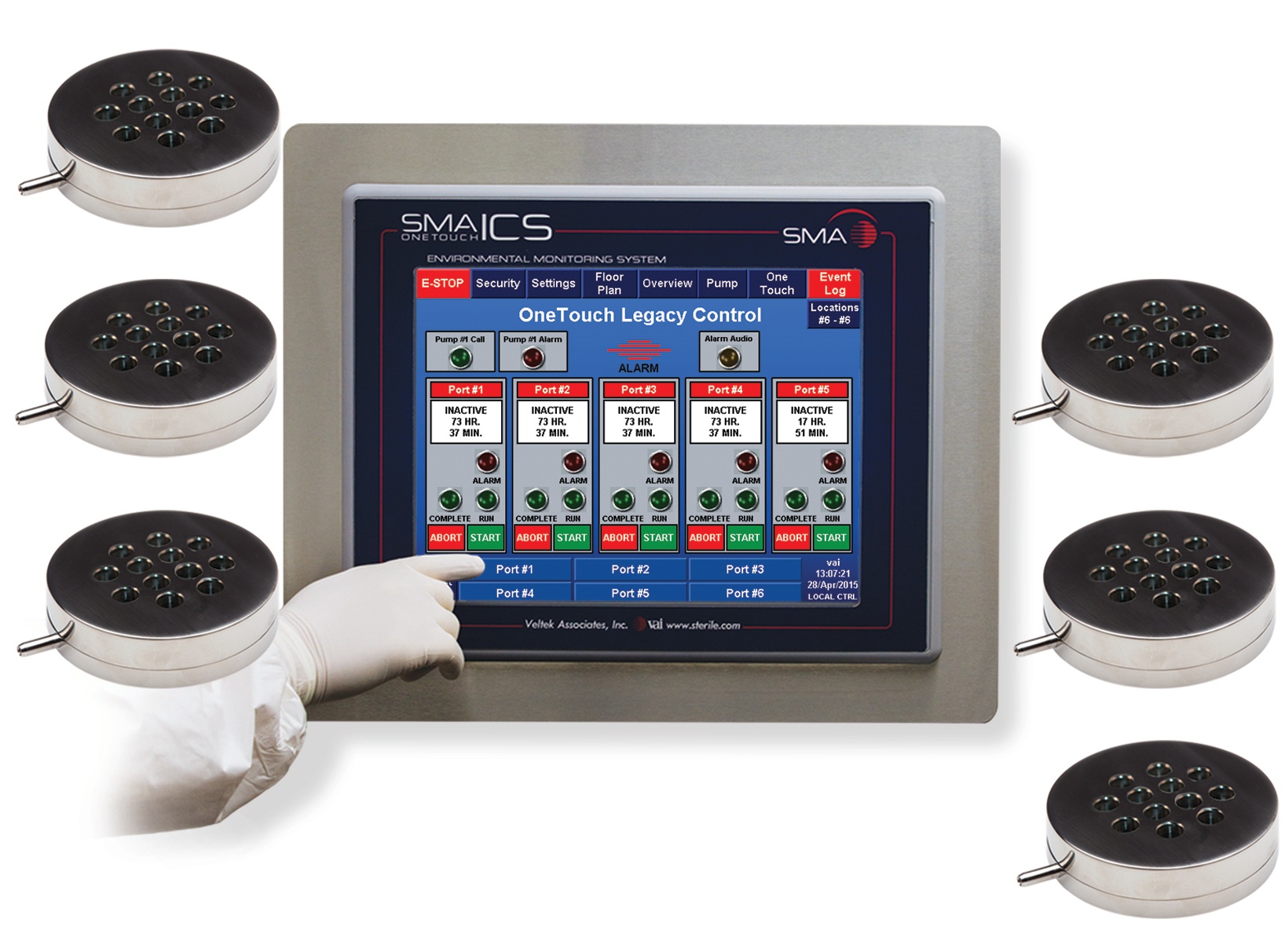 SMA OneTouch ICS - 6 Sampling Locations Veltek Associates, Inc.